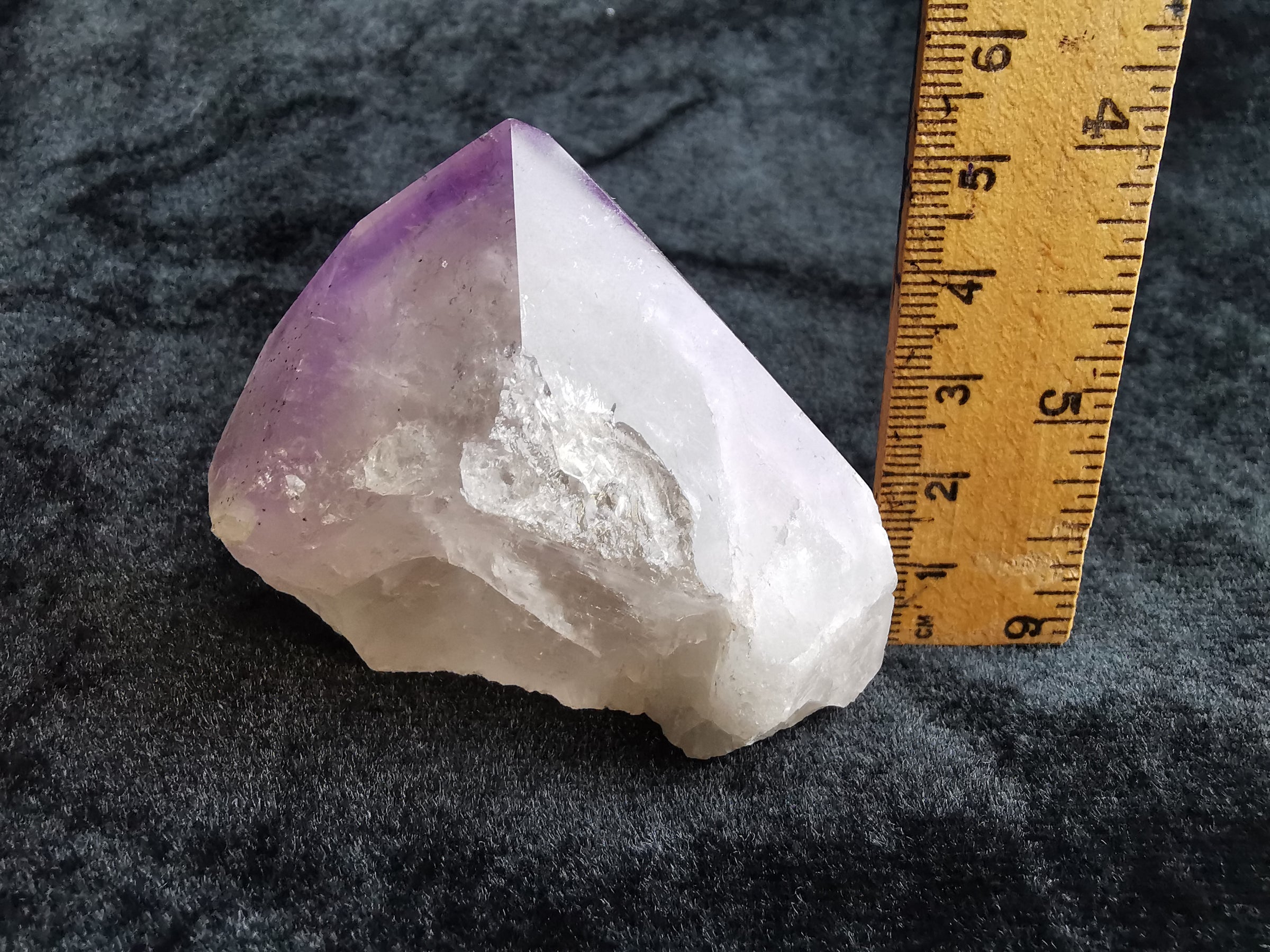 amethyst with goethite